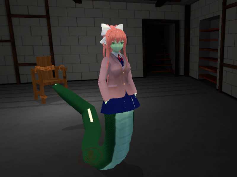 Nagaka (monika) - VRChat Supported Avatar | VRCMods