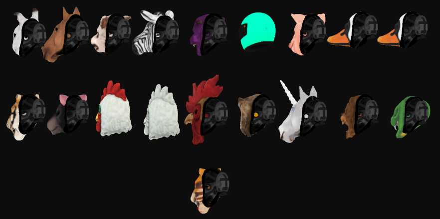 Hotline Miami Masks - VRChat Supported Avatar | VRCMods